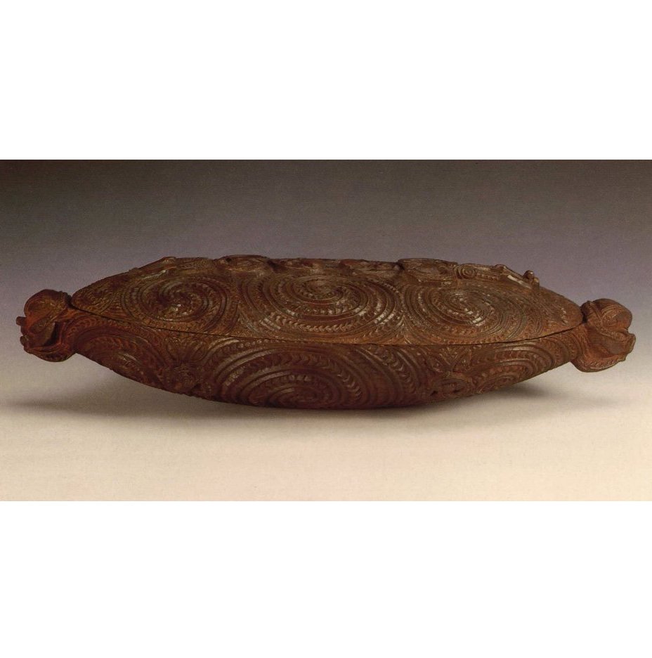A Maori feather box waka huia, New Zealand - Artkhade