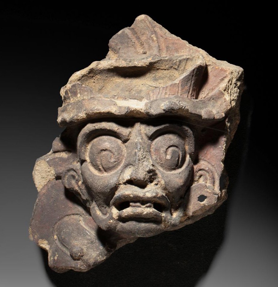 A Mayan Head, Mesoamerica - Artkhade
