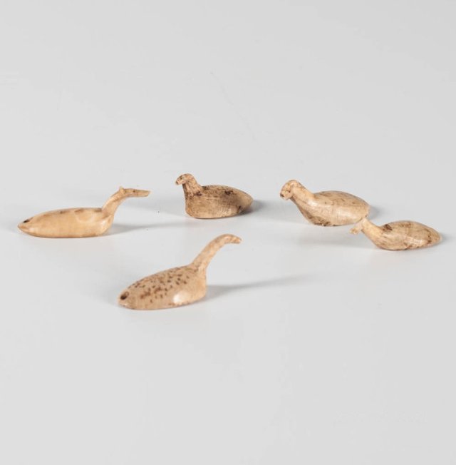 Five Eskimo Game Pieces, Alaska - Artkhade