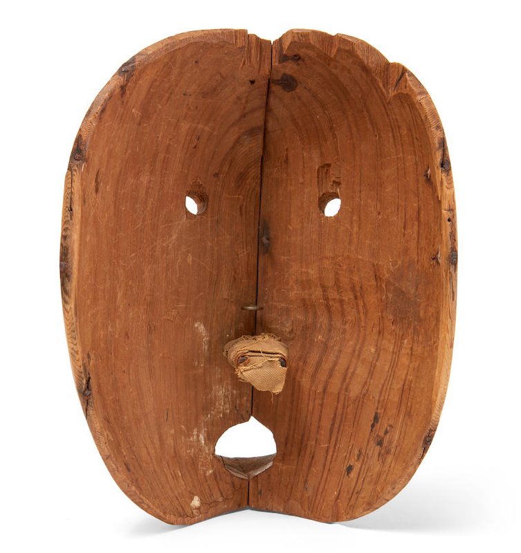A Kwakiutl Mask depicting Dzunukwa, Northwest Coast - Artkhade